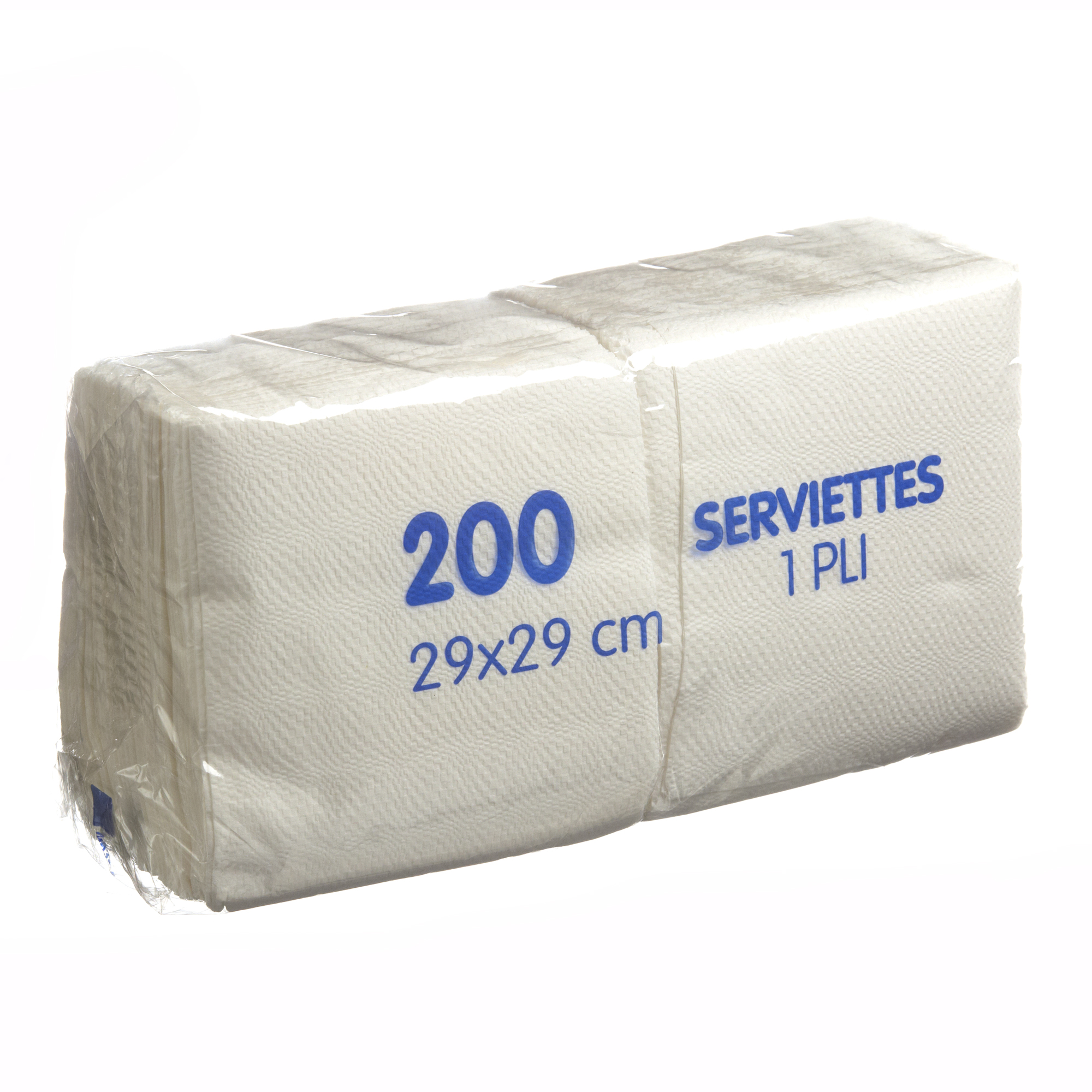 Serviettes en papier blanc 1 feuillet 29 x 29 cm - MJPRO - Restauration ...