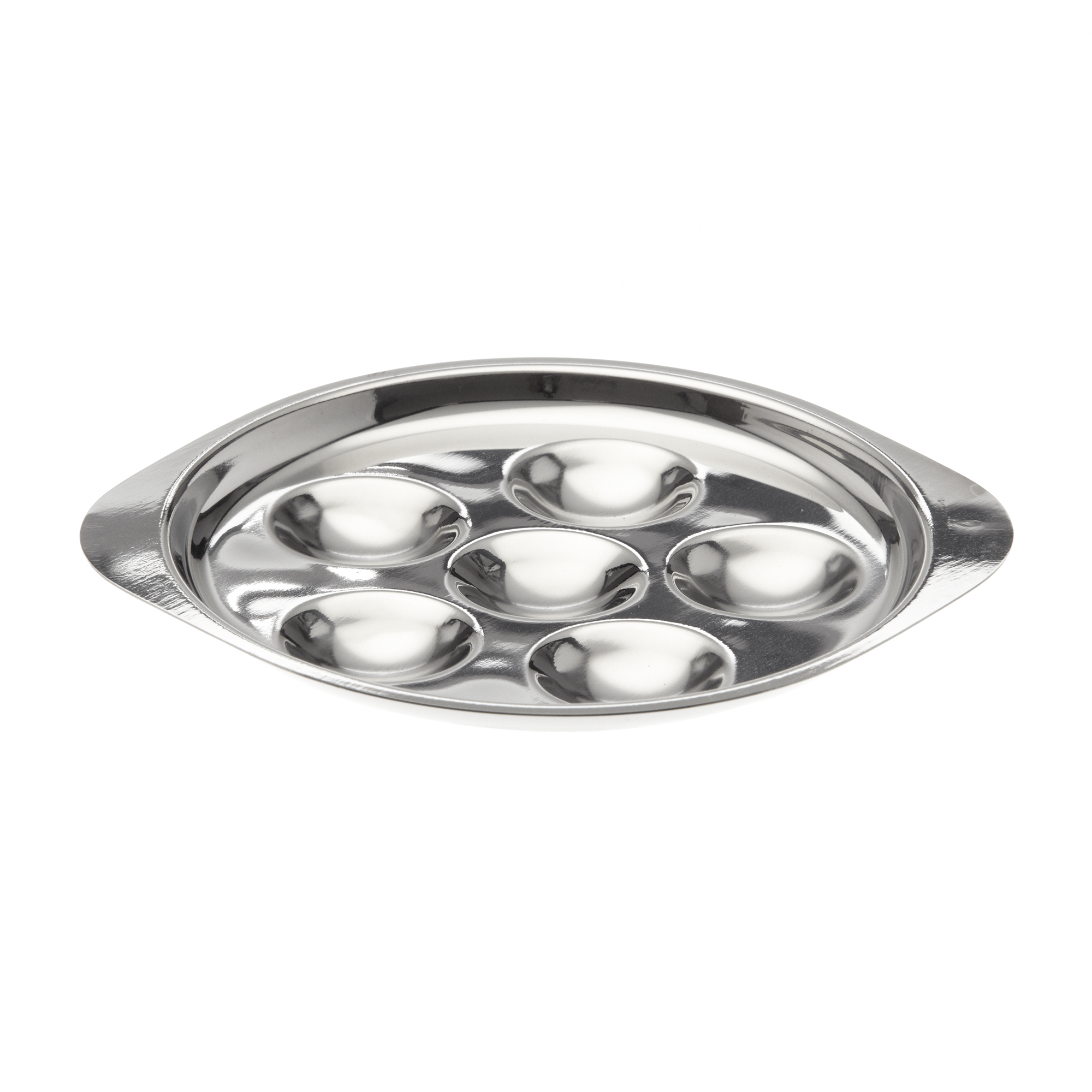 Plat à escargot eco en inox - 6 empreintes - MJPRO - Restauration ...