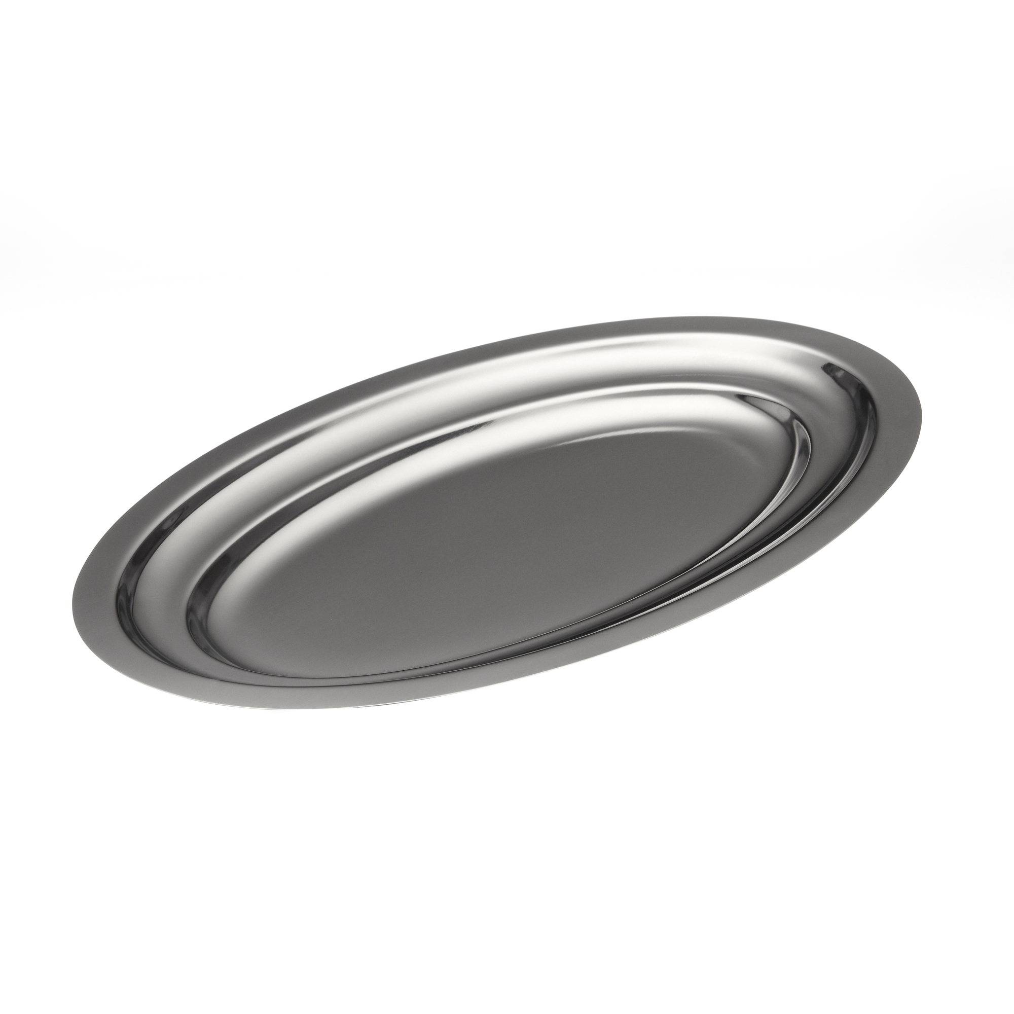 Plat ovale en inox 18 % longueur 340 mm - MJPRO - Restauration ...